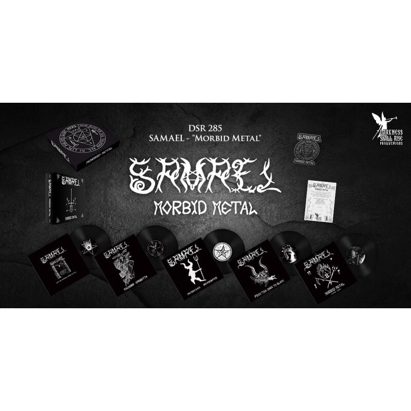 SAMAEL -- Morbid Metal 7" BOX BLACK 2nd Edition, 99,99